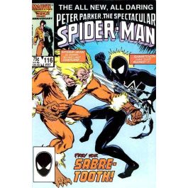 Spectacular Spider-man (1976) # 116 (5.0-VGF) SABRETOOTH House Of M Comics