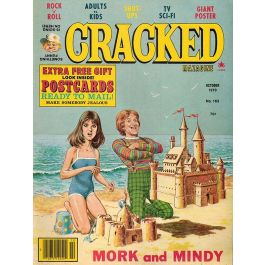 Cracked (1958) # 163 (6.0-FN) Magazine Mork and Mindy, With postcards House Of M Comics