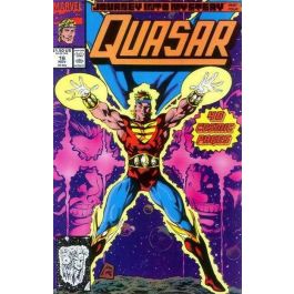Quasar (1989) # 16 (6.0-FN) The Stranger, Overmind House Of M Comics