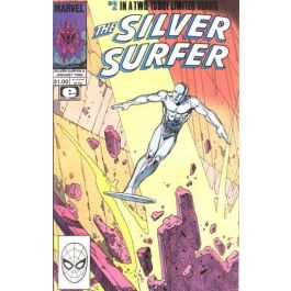Silver Surfer (1988) # 2 (7.0-FVF) Moebius art, Small cover tear House ...