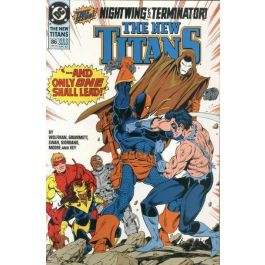 New Teen Titans (1984) # 86 (8.0-VF) Nightwing vs Deathstroke House Of ...