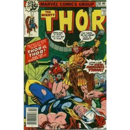 Thor (1962) # 276 (7.0-FVF) Red Norvell the (New) Thor House Of M Comics