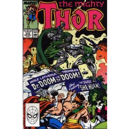 Thor (1962) # 410 (4.0-VG) Dr.Doom vs. Dr.Doom Hercules She-Hulk House ...