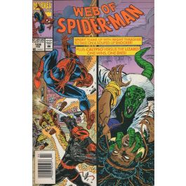 Web of Spider-Man (1985) # 109 Newsstand (9.0-VFNM) The Lizard, Shocker ...
