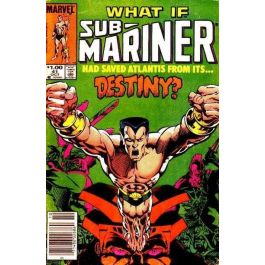 What If (1977) # 41 Newsstand (4.5-VG+) Sub-Mariner, Pen marks on cover ...
