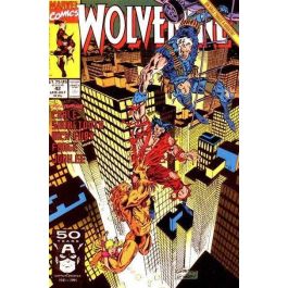 Wolverine (1988) # 42 (6.0-FN) Cable, Jubilee, Forge, Nick Fury House ...