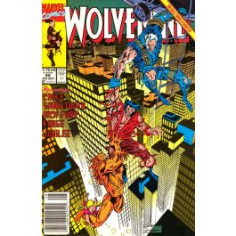 Wolverine (1988) # 42 Newsstand (6.5-FN+) Cable, Jubilee, Forge, Nick ...