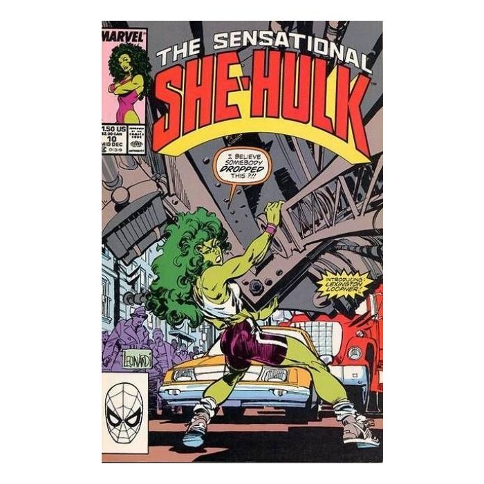 Sensational She-Hulk (1989) # 10 (6.0-FN) Price tag removal scuff on ...