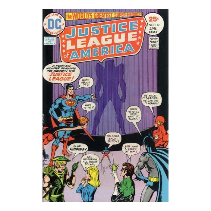 Justice League of America (1960) # 117 (6.5-FN+) Mike Grell cover House ...