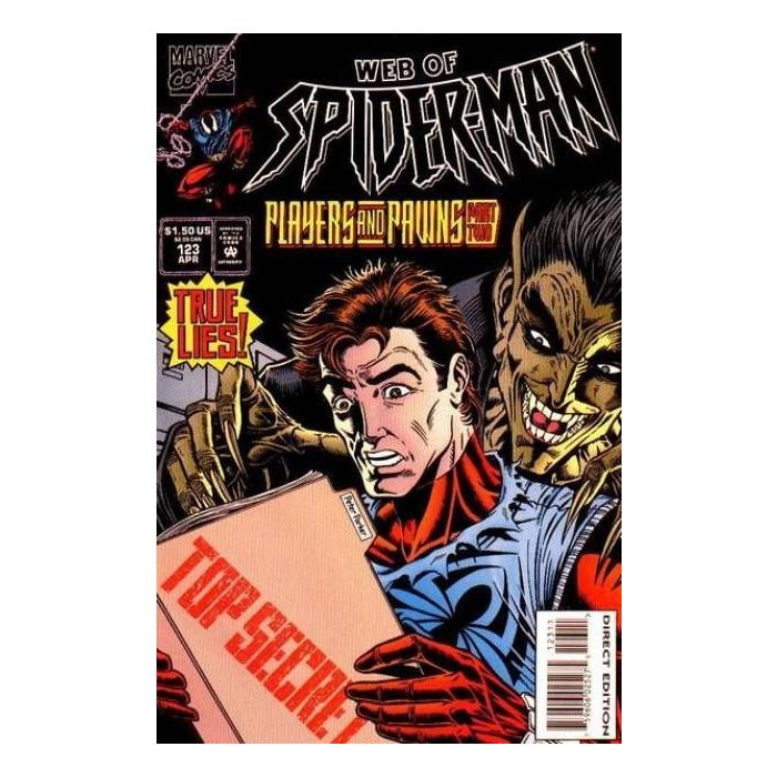 Web of Spider-Man (1985) # 123 (9.0-VFNM) The Jackal, Scarlet Spider ...