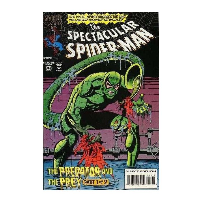 Spectacular Spider-Man (1976) # 215 (6.0-FN) Scorpion, 1st Angela Yin ...