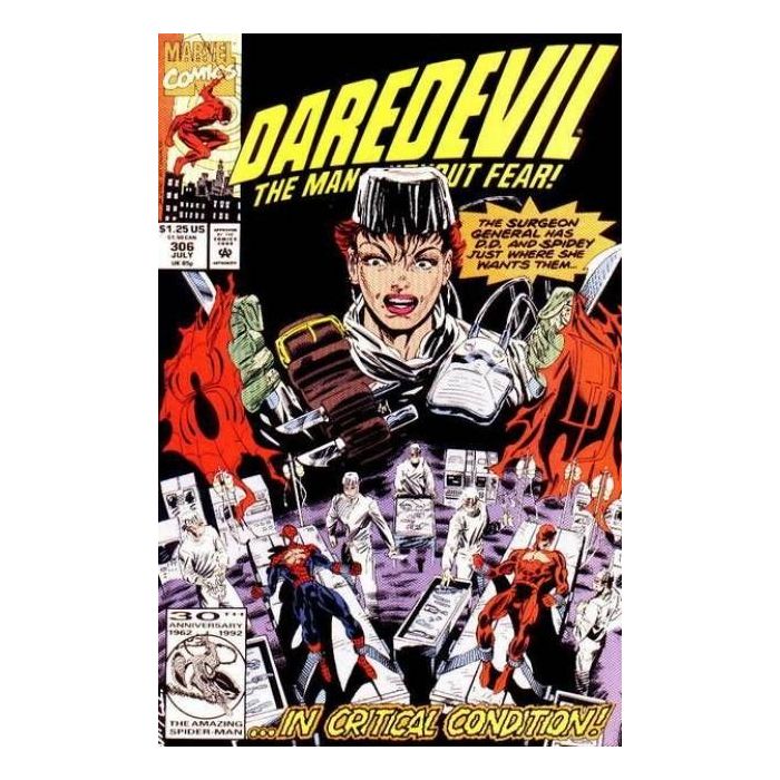 Daredevil (1964) # 306 (7.0-FVF) Spider-Man, Surgeon General House Of M ...