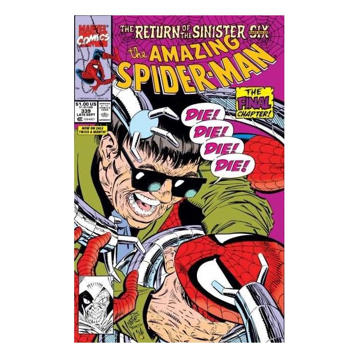 Amazing Spider-man (1963) # 339 (7.0-FVF) Sinister Six, Doc Ock House ...