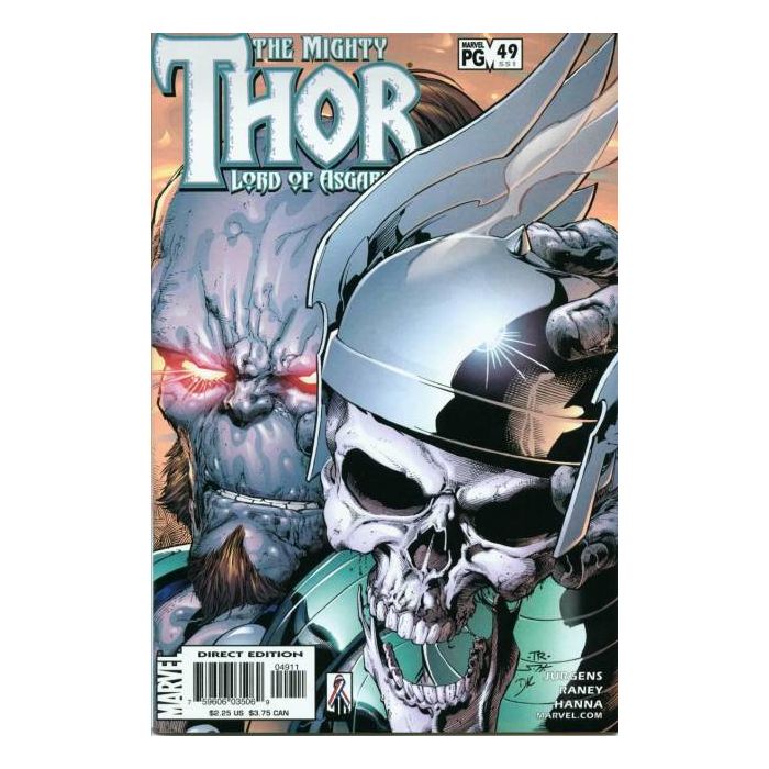 Thor (1998) # 49 (6.0-FN) Thor vs Desak, Tag on back cover House Of M ...