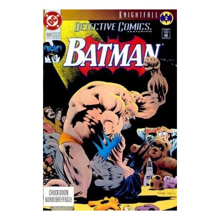 Detective Comics (1937) # 659 (8.0-VF) Knightfall Tie-In, Ventriloquist ...