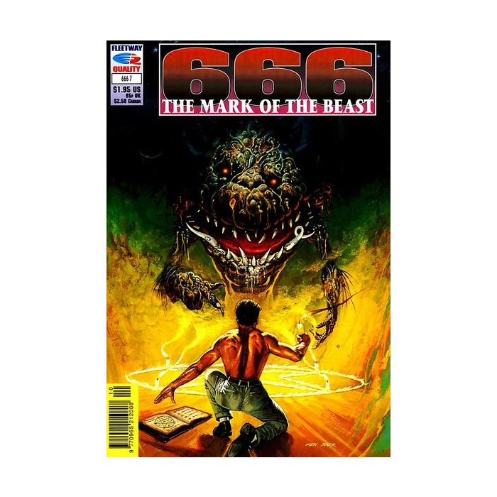 666 The Mark of the Beast (1991) # 7 (5.0-VGF) Price tag on cover House ...