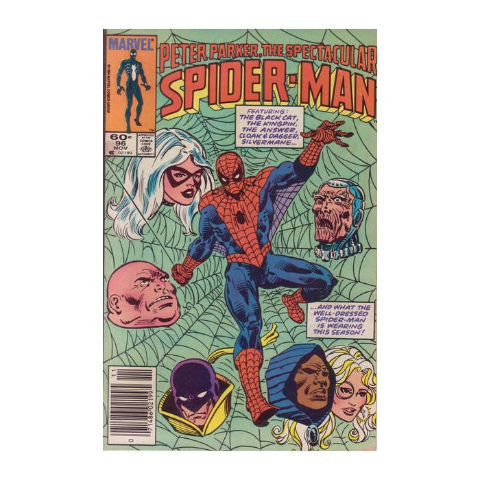Spectacular Spider-Man (1976) # 96 Newsstand (7.0-FVF) Cloak & Dagger ...