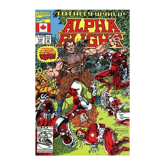 Alpha Flight (1983) # 115 (6.0-FN) Wyre, Price tag on cover House Of M ...