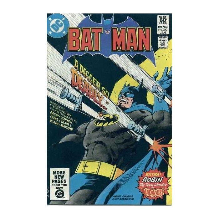 Batman (1940) # 343 (7.5-VF-) The Dagger, Gene Colan art House Of M Comics