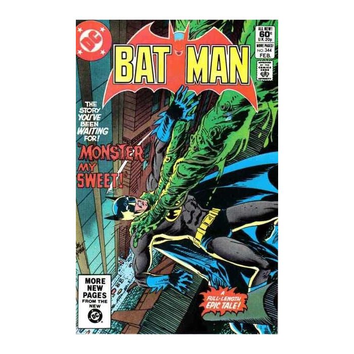 Batman (1940) # 344 (7.0-FVF) Poison Ivy, Gene Colan art House Of M Comics