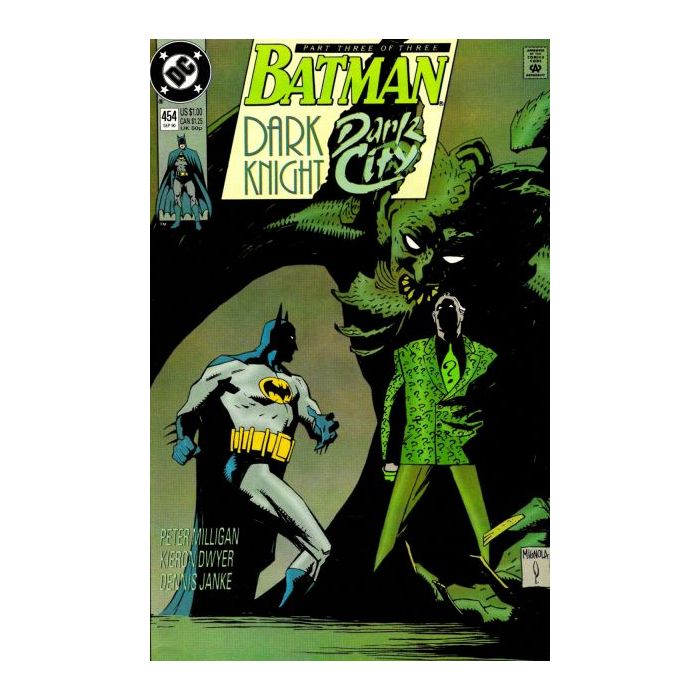 batman riddler comic cover