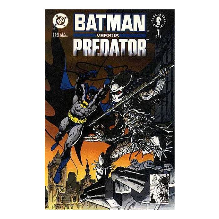 Batman versus Predator (1991) # 1-3 Standard (8.0-VF) COMPLETE SET ...