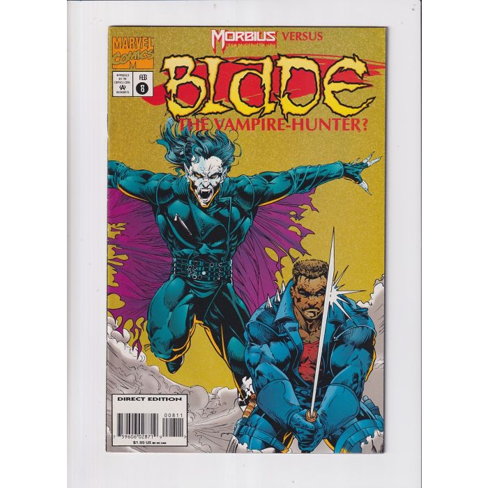 Blade The Vampire Hunter (1994) # 8 (7.0-FVF) (591519) Morbius House Of ...