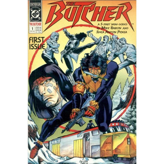 Butcher (1990) # 1-5 (5.0/6.0-VGF/FN) Price tags COMPLETE SET House Of ...