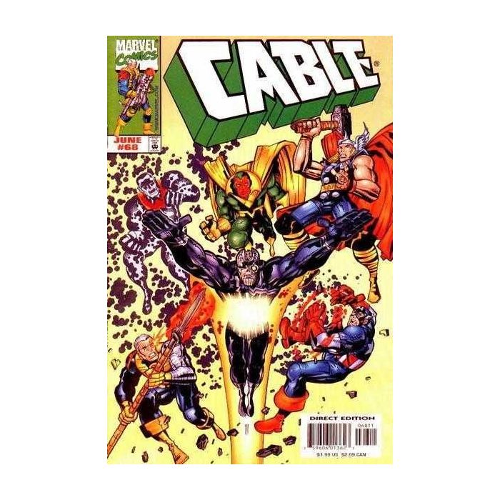 Cable (1993) # 68 (6.0-FN) Avengers, Price tag on cover House Of M Comics