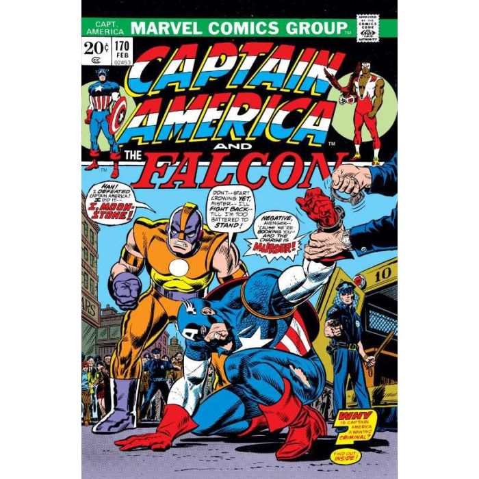 Captain America (1968) # 170 (5.0-VGF) 1st (FULL) Moonstone, Black ...