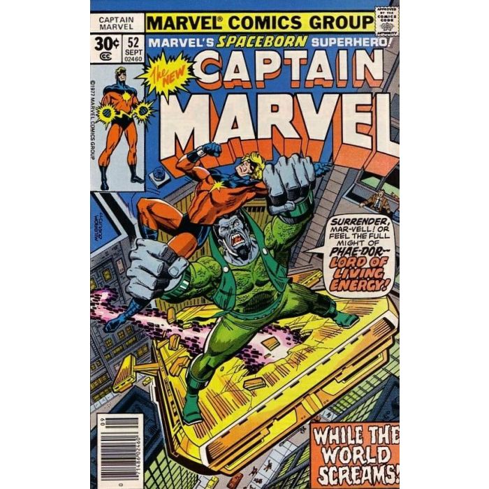 Captain Marvel (1968) # 52 Mark Jewelers (5.0-VGF) Phea-Dor the Lord of ...