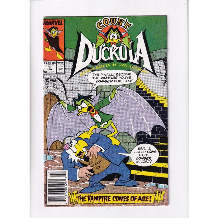 Count Duckula (1989) # 9 Newsstand (4.0-VG) Rust Migration House Of M ...