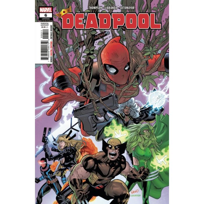 Deadpool (2020) # 6 Cover A (9.0-VFNM) X-Men, Greg Land cover House Of ...