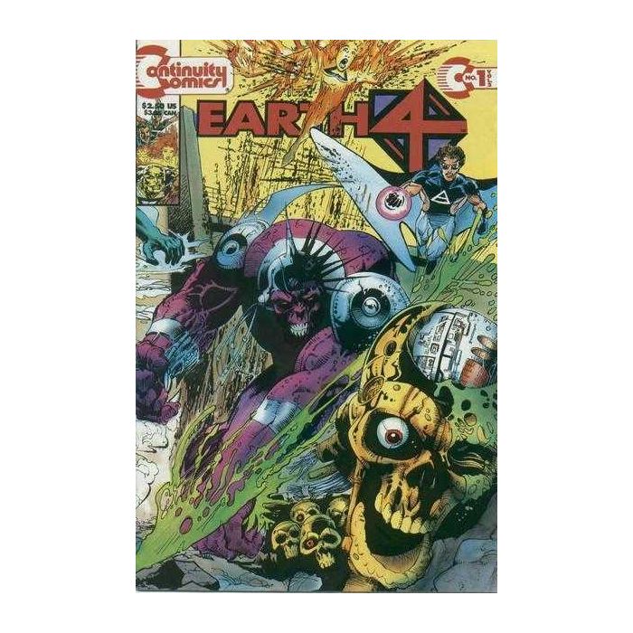 Earth 4 (1994) # 1-4 Price tags on 2, 3, 4 (5.0/6.0-VGF/FN) Complete ...