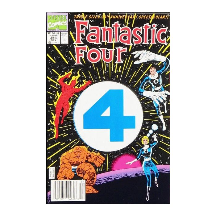 Fantastic Four (1961) # 358 Newsstand (8.0-VF) 1st Paibok the Power ...