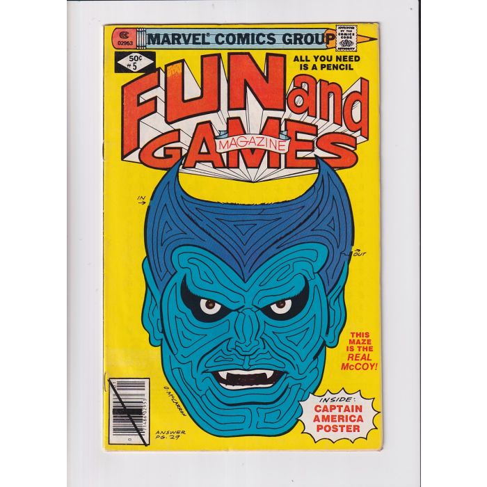 Fun and Games Magazine (1979) # 5 (6.0-FN) No writing inside, Poster ...