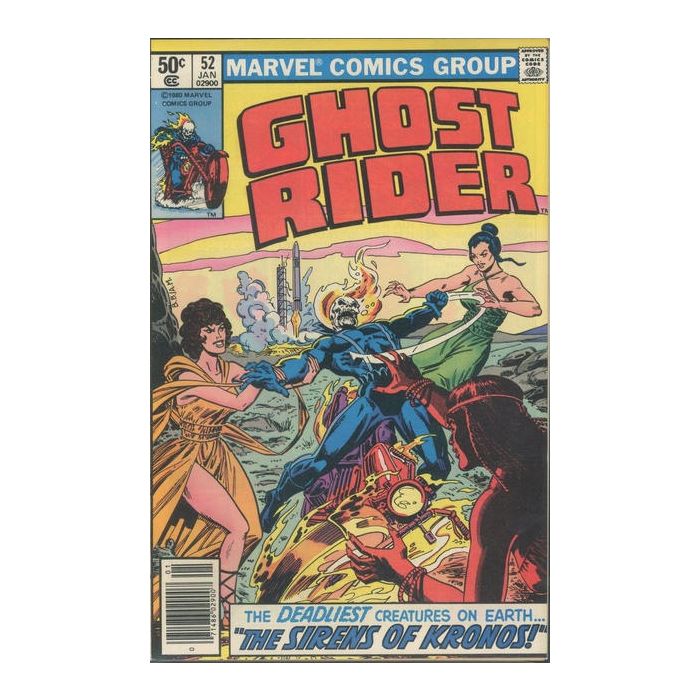Ghost Rider (1973) # 52 Newsstand (6.0-FN) The Sirens of Kronos House ...