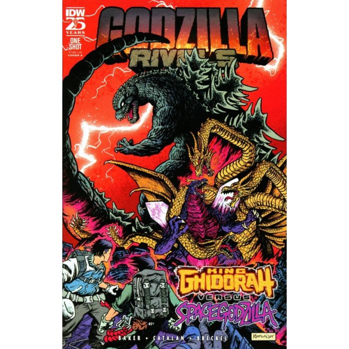 Godzilla Rivals King Ghidorah vs. Spacegodzilla (2024) # 1 Cover A (8.0 ...