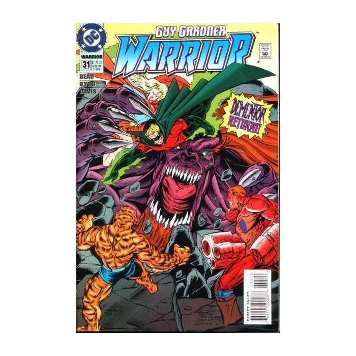 Guy Gardner Warrior (1992) # 31 (6.0-FN) Supergirl, Sentinel (Alan ...
