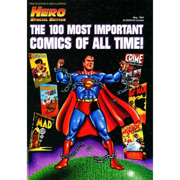Hero Special Edition The 100 Most Important Comics Of All Time 1994 hero-special-edition-the-100-most-important-comics-of-all-time-1994