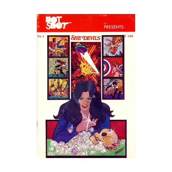 Hot Shot Presents She Devils (1975) # 1 (4.0-VG) Early George Perez ...