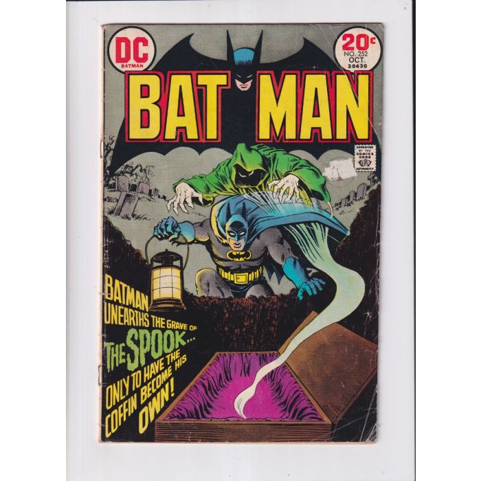 Batman (1940) # 252 (4.0-VG) (986773) Origin of The Spook House Of M Comics