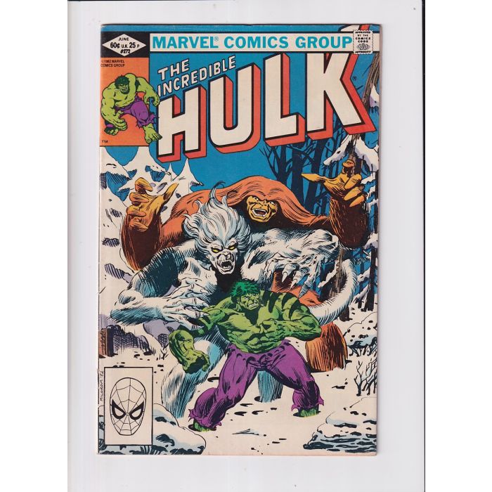 Incredible Hulk (1962) # 272 (6.0-FN) (687717) House Of M Comics