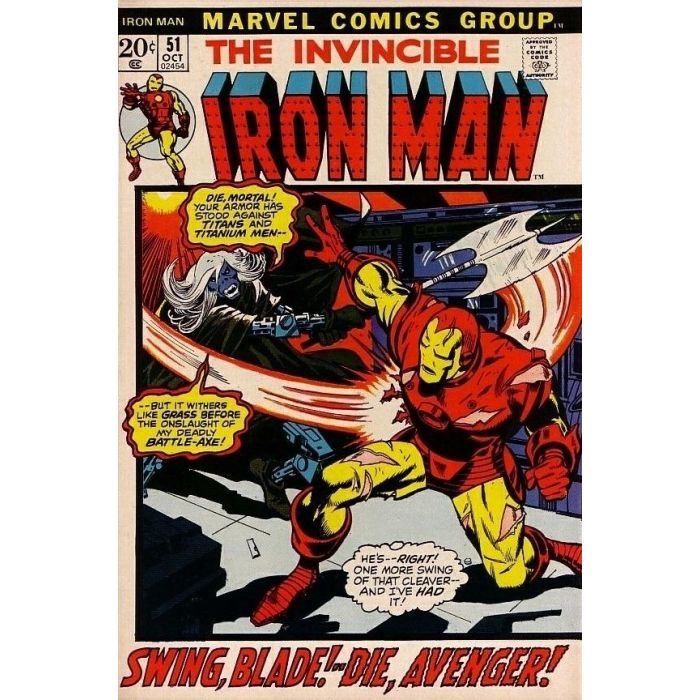 Iron Man (1968) # 51 (4.0-VG) Tape repair at staples House Of M Comics