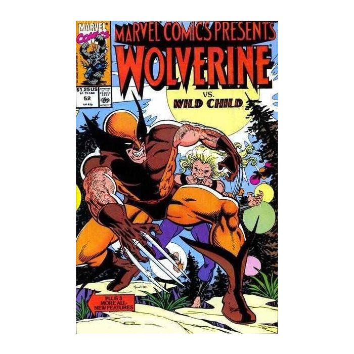 Marvel Comics Presents (1988) # 52 (6.0-FN) Wolverine, Hulk, Price tag ...
