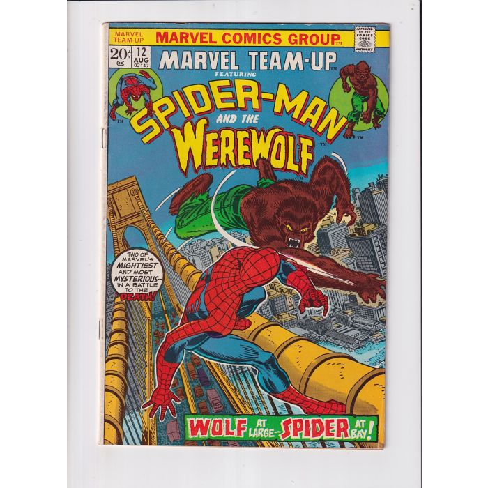 Marvel Team-Up (1972) # 12 (6.5-FN+) (1984389) Werewolf by Night House ...