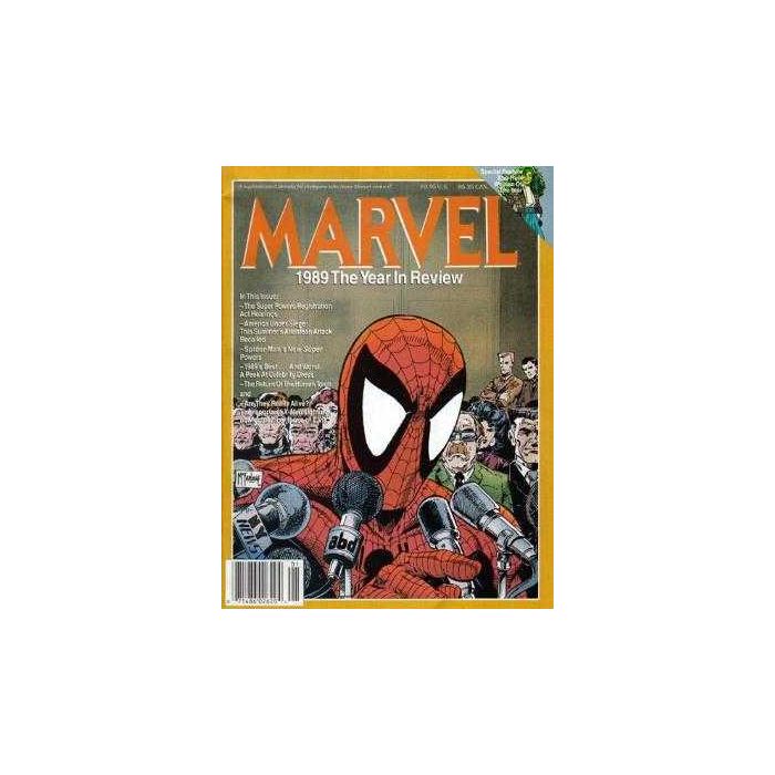 Marvel The Year in Review (1990) # 1989 (5.0-VGFN) Magazine, Todd ...