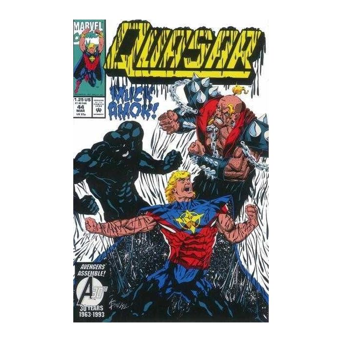 Quasar (1989) # 44 (4.0-VG) Price tag on cover House Of M Comics