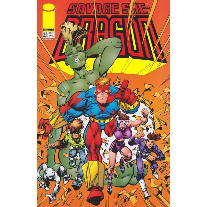 Savage Dragon (1993) # 53 (8.0-VF) She-Dragon, Uncanny X-men homage ...