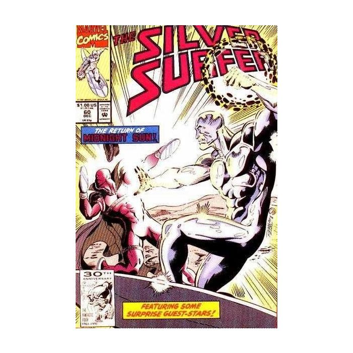 Silver Surfer (1987) # 60 (6.0-FN) Infinity Gauntlet Aftermath Inhumans ...